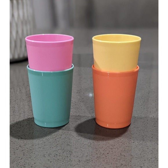 Tupperware | Kitchen | Tupperware Tuppertoys Mini Tumblers Set Of 4 New ...